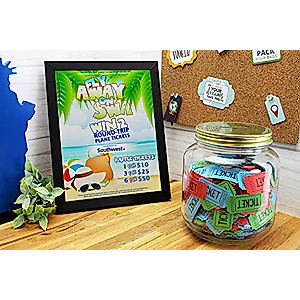 Cornucopia Large Coin Bank Jar; Half Gallon Clear Glass Piggy Bank with Gold Slotted Lid