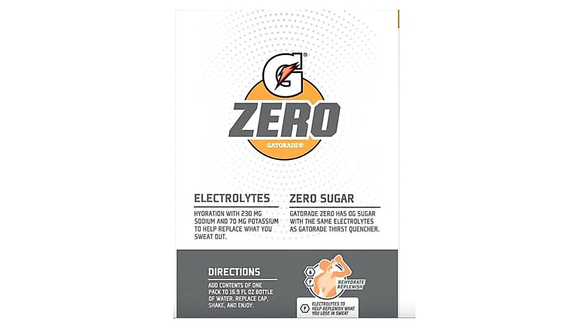 Gatorade G Zero Powder Variety Pack | 4 Flavor Sample