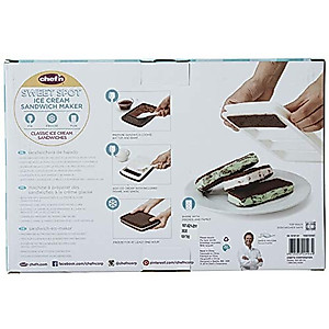 Chef'n Sweet Spot Ice Cream Sandwich Maker, Large, Black