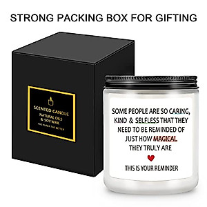 Lovearth Thank You Gifts for Women, Men - Inspirational Gifts for Women, Funny Birthday, Appreciation, Boss Day Gifts, Thanksgiving, Christmas, Gifts for Friends, Coworkers, Boss - Thank You Candle