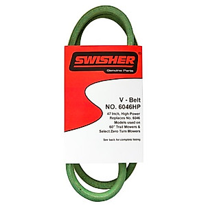 Swisher 6046HP High Power V-Belt for Mower, 47-Inch