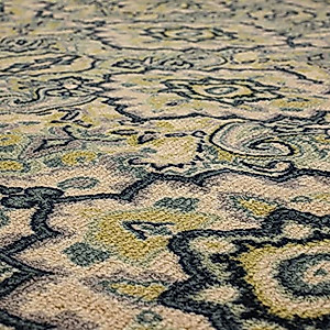 Mohawk Home Woodbridge Santa Ana Floral Printed Area Rug, 5'x8', Tan