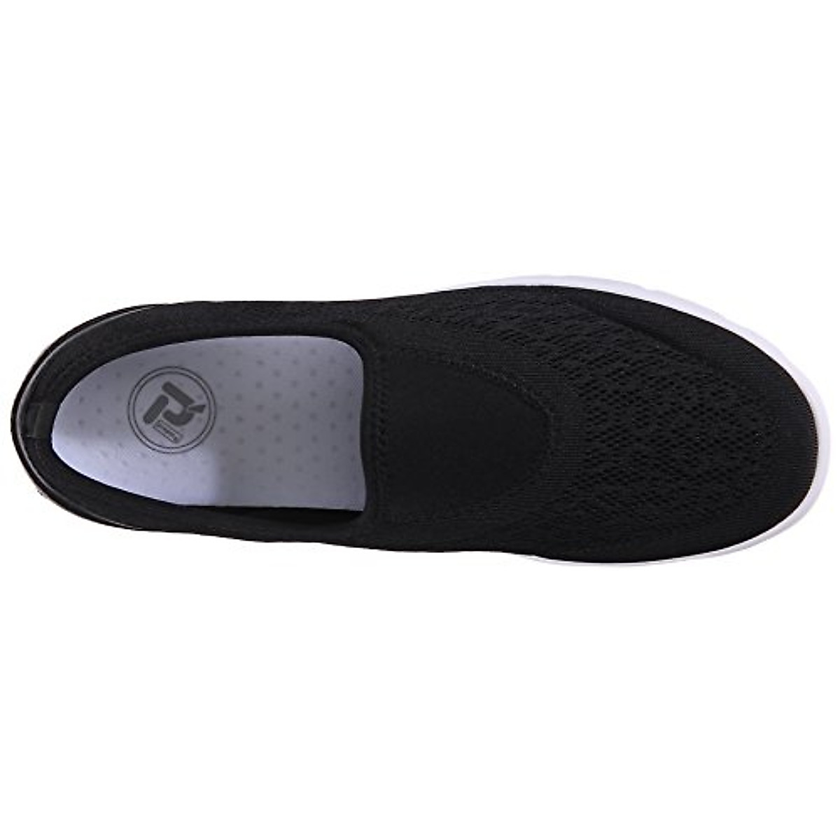 Propét Women's TravelActiv Slip On Fashion Sneaker, Black, 8 N US