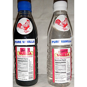 2 X Danncy Mixed Pure Mexican Vanilla Extract From Mexico 12oz Each 2 Plastic Bottle Lot Sealed