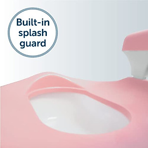 Child Potty Training Chair for Girls (Pink), Handles & Splash Guard - Comfortable Seat for Toddler - Jool Baby