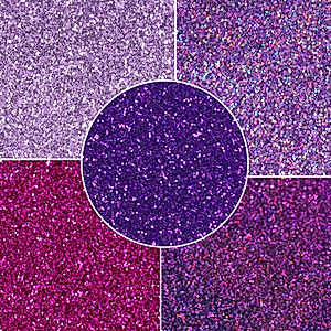 MARBLERS Cosmetic Grade Fine Glitter 5-Pack [Purple Mood] 0.90oz (25g) | Non-Toxic | Vegan | Cruelty-Free | Eyeshadow, Nail Polish, Nail Art | Festival, Rave & Party Makeup | Body & Face