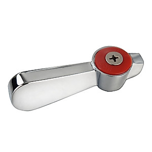 Sepaitek Commercial Faucet Handle Replacement Sink Faucet Handles 3-inch Hot/Cold Faucet Wrist Handle Kit,Suitable for Commercial Kitchen Faucets(Red)