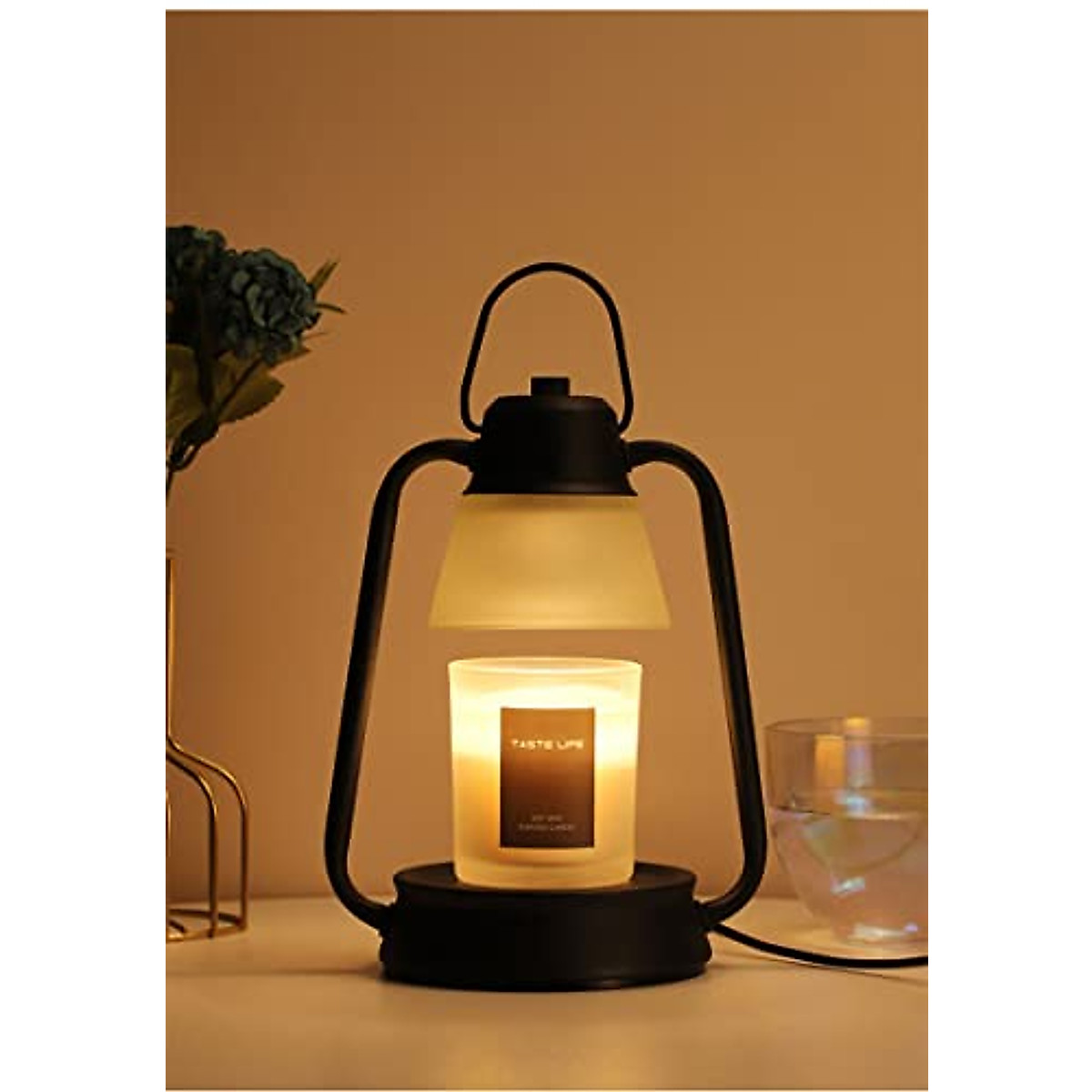 Candle Warmer Lamp - With Timer & 2 Bulbs, Electric Scented Wax Jars Melter, Warmers For Jar Candles, Heater Lamps For Candle Warming, Warm Heat Melt Candle Saver, Cute Night Light Candle Warmer.