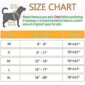Cat Harness and Leash for Walking, Kitten Escape Proof Harnesses, Adjustable Reflective Puppy Vest Harness with Leashes Set, Easy Adjustable Soft net Breathable Pet Safety Jacket