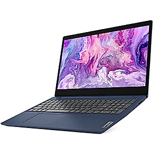 Lenovo IdeaPad 3 Laptop, 15.6" FHD (1920 x 1080) Display, Intel Core i3-1115G4 Dual-Core Processor, 4GB DDR4 RAM, 128GB, Win10, Abyss Blue