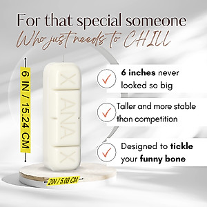 Xanax Candle with Gift Box - XANDLE - Cool Candles - White Elephant gifts for Adults Funny Candles - Novelty Candles - Weird Gifts - Funny Nurse Gifts - Eccentric Decor - Weird Decor - Gag Gift Candle