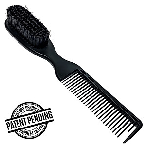 TRU BARBER PRO Fading Brush, Barber Fade Brush, Cleaning Brush for clippers,Beard Brush