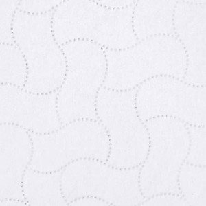 American Baby Company Waterproof Embossed Quilt-Like Flat Reusable Portable/Mini-Crib Size Protective Mattress Pad Cover for babies, adults and pets, White 24" X 38"