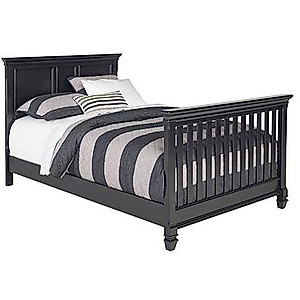 CC KITS Full Size Conversion Kit Bed Rails for Belmar Crib (Black)