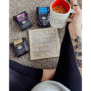 Vanilla Bean Decaf Coffee by Coffee Beanery | 12oz Flavored Decaf Coffee Ground Medium Roast Coffee | 100% Specialty Arabica Coffee Ground | Gourmet Coffee | Flavored Very Fine Ground Coffee Medium Roast