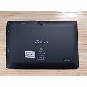 Contixo V9 7" Kids Tablet 32GB - Android 11, WiFi, 50+ Disney E-Books & Stickers, Parental Controls, Kid-Proof Case with Kickstand, Educational Learning Tablet for Kids Ages 3-10 - Pink (2024 Model)