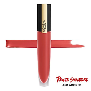 L'Oreal Paris Makeup Rouge Signature Matte Lip Stain, Adored