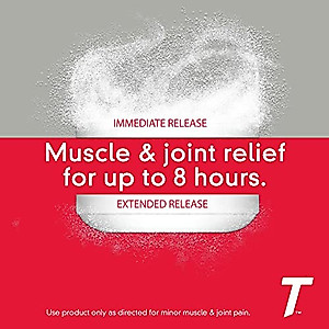 Tylenol 8 Hour Muscle Aches and Pain Caplets, 100 Count Per Bottle (3 Bottles)