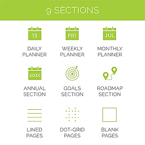 Rocketbook Smart Reusable Notebook, Letter Size Panda Planner with Daily, Weekly, & Monthly Pages, Midnight Blue, (8.5" x 11")