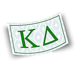 Kappa Delta Sorority Licensed Decal Sticker 3x5 inches Laptop Decor (Kappa Delta #5)
