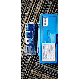AMTAST Handheld Beer Refractometer Brix Refractometer Wine Refractometer Tester ATC Dual Scale-Brix 0-32% Specific Gravity 1.000-1.120, Made of Copper (Not Cheap Aluminum)