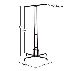 Discount Ramps Elevate Outdoor Bike-Stand-6 74" H Mobile 6-Bike Storage Rac