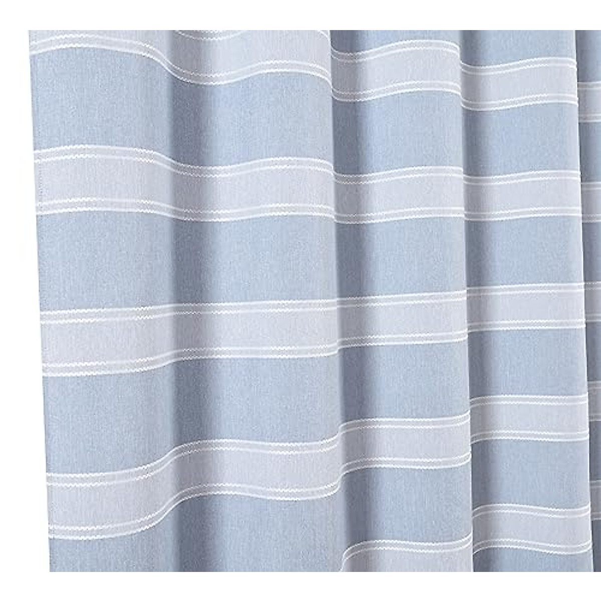 Dainty Home Bathroom Shower Curtains - Blue Shower Curtain with Elegant Design - Luxury Washable Shower Curtains for Bathroom, Hotels