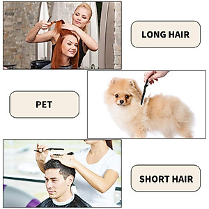 Mudder 11 Pieces Hair Styling Razor Hair Thinning Comb Hair Texturizing Cutting Razor Comb with Replacement Stainless Steel Razors for Salon Home Use (Black)