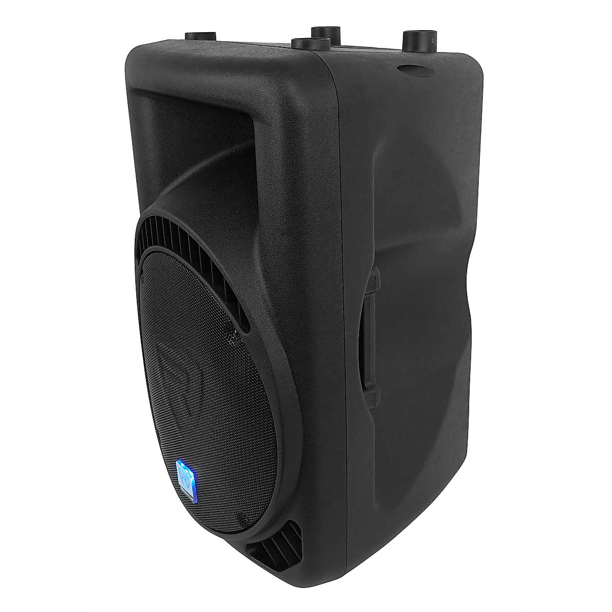 Rockville RPG15BT V2 15" Powered 1000W Speaker Bundle with & RCXMB20B 20' XLR to 1/4'' TRS Cable & (2) Speaker Stands & Rockville RWM1202VH Handheld Microphone & Mackie Mix12FX Compact Mixer (5 Item)