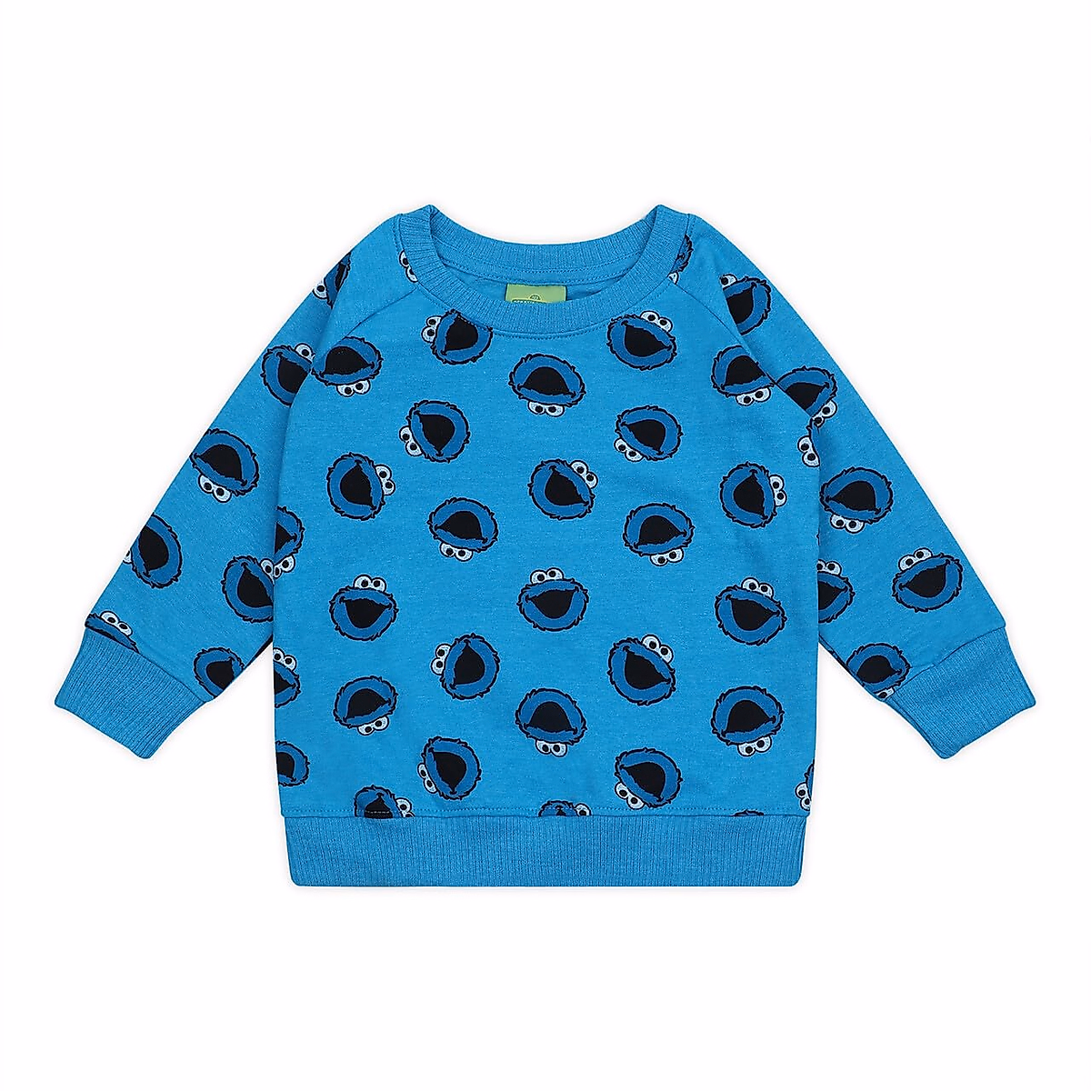 Sesame Street Elmo and Cookie Monster Boys Long Sleeve Shirt and Pants Set for Infant and Toddler