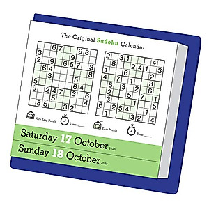 The Original Sudoku Page-A-Day Calendar 2020