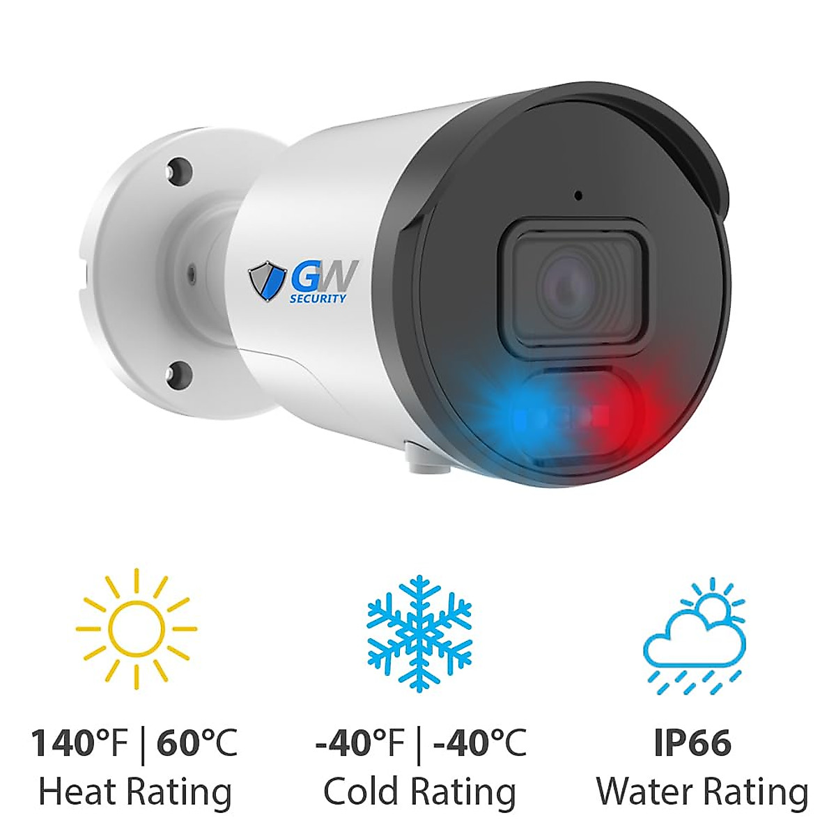 GW Security Smart AI 16 Channel H.265 PoE NVR Ultra-HD 4K (3840x2160) Security Camera System with 16 x 4K (8MP) 2160P Face Recognition / Human / Vehicle Detection Outdoor Indoor Surveillance IP Camera