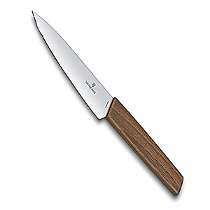 Victorinox Swiss Modern Wood Chef's Knife - Elegant, Timeless Chef's Knife with Wooden Handle - 6"