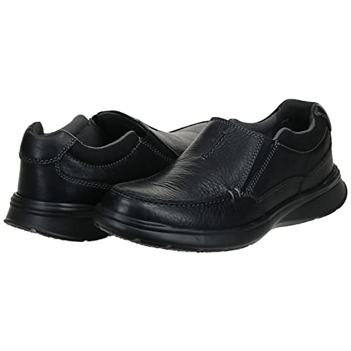 Clarks Men's Cotrell Free Shoe, black oily leather, 13 Wide US