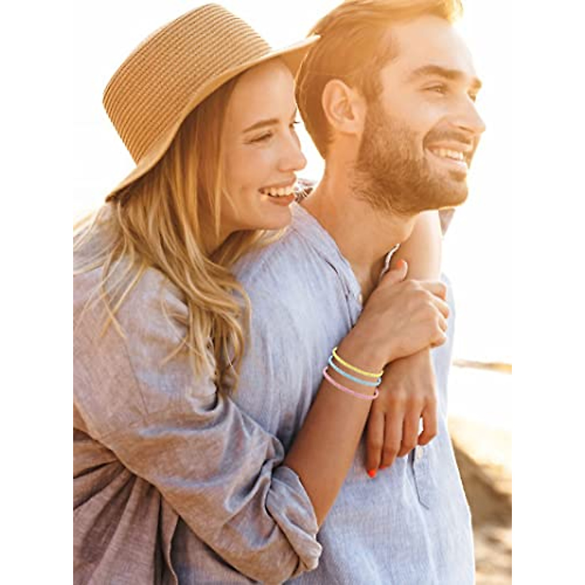 16Pcs Boho String Bracelets for Women Waterproof Wave Surfer Bracelets for Summer Adjustable Rope Braided Bracelets Gifts for Teen Girls Cute Friendship Bracelets Pack Gifts for Holiday（Set D-16Pcs）