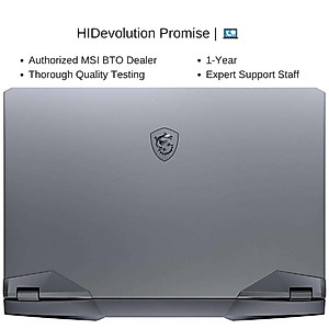 HIDevolution MSI Raider GE76 12UE 17.3" FHD 144Hz, 1.8 GHz i9-12900H, RTX 3060, 32 GB DDR5 RAM, 1 TB PCIe SSD, Windows 11 Home