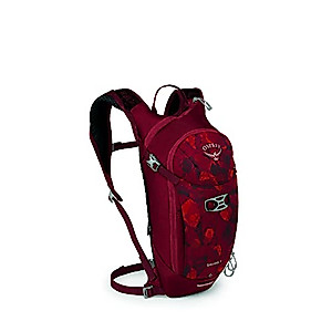 Osprey Salida 8L Women's Biking Backpack with Hydraulics Reservoir, Claret Red, One Size
