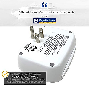 Cruise Power Strip No Surge Protector with USB Outlets - Ship Approved (Non Surge Protection) Cruise Essentials in 2023, 2024 & 2025