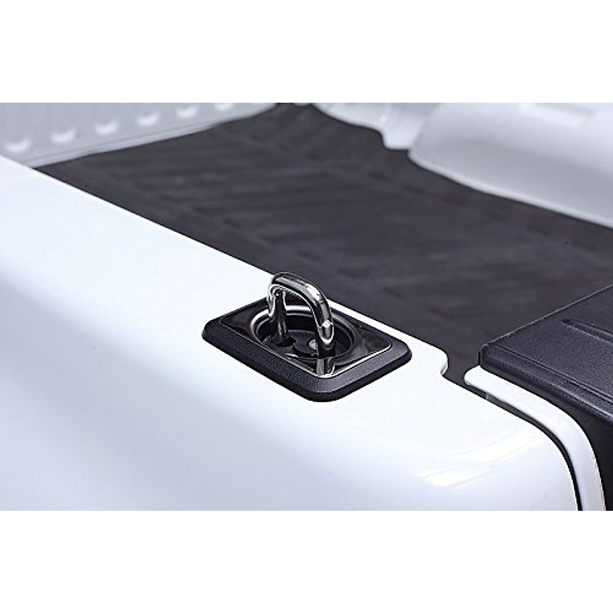 Bull Ring Retractable Truck Bed Tie Down Anchors, 98-12 Ford Ranger, 98-14 F150, 98-16 F250 & F350 Super Duty, 99-13 Silverado, 99-13 Sierra 1500 2500 & 3500, 95-18 RAM 1500 2500 & 3500 (1 Pair)