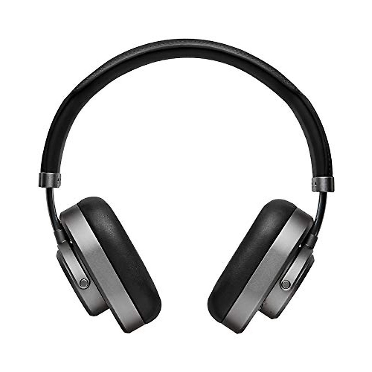 Master & Dynamic MW65 Active Noise-Cancelling (Anc) Wireless Headphones – Bluetooth Over-Ear Headphones with Mic – Gunmetal/ Black Leather