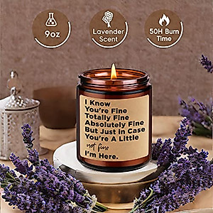 LEADO Scented Candles - Thinking of You Gifts for Women, Men - Encouragement Gifts, Thoughtful Gifts for Women, Friends, Her - Sympathy Gift, Get Well, Divorce Gifts, Support, Cancer Gifts for Women