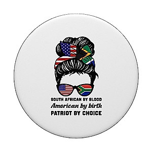 South African by blood american South Africa PopSockets Swappable PopGrip
