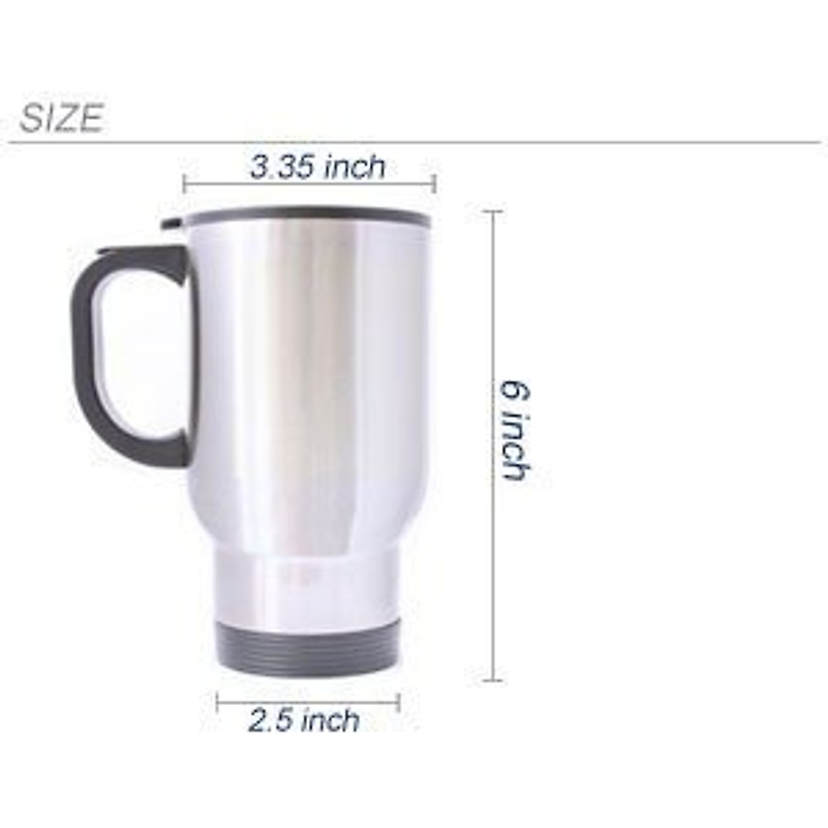 Father's Day Gift Mug - 14oz Funny Dear Dad Mug, Thanks 4 Putting Up A Child Like My Sibling, Your Favorite Sliver Mug Stainless Steel Travel Mugs for Dad, Daddy, Papa, Father