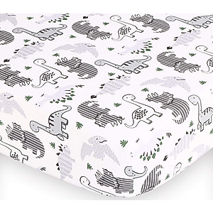 The Peanutshell Dinosaur Crib Bedding Sets for Boys - 3 Pieces