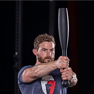 Titan Fitness 5 LB Steel Weight Indian Club for Strength Training, Rehabilitation, Stretching, Conditioning, Rotational and Functional Training, Improves Grip and Full Body Workout