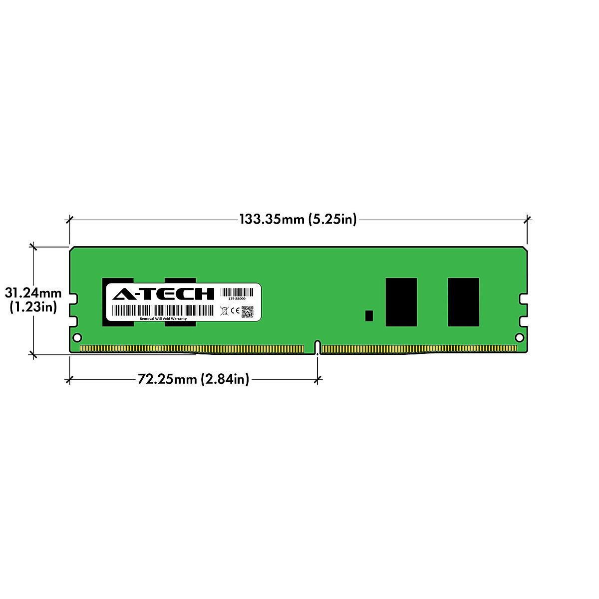 A-Tech 4GB RAM Replacement for Kingston ACR26D4U9S1KA-4 | DDR4 2666MHz PC4-21300 UDIMM Non-ECC 1Rx16 1.2V 288-Pin Memory Module