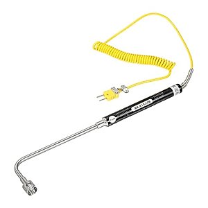 YUELER Portable K Type Thermocouple Temperature Probe Sensors Accurate Measurement K-Type Sensors Temperature Probe