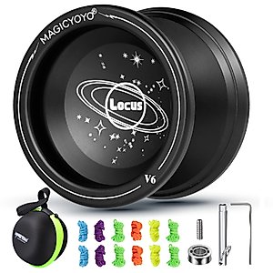 MAGICYOYO V6 Responsive Yoyo for Kids & Adults - Alloy Material, Durable Beginner Trick Yoyo, Extra Bearing Kit