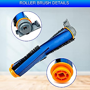 Zerlimb 2 Pack AV2501S Brush Roller Replacement Compatible with Shark AV2501AE AV2501S RV2502AE AV2511AE RV2610WA RV2610WD RV2620WD RV2520AOUS AV2510AOUS AI Robot Vacuum Brush