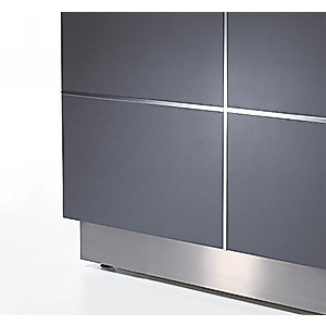 Modern Reception Desk (98") with White Quartz Stone Counter-TOP